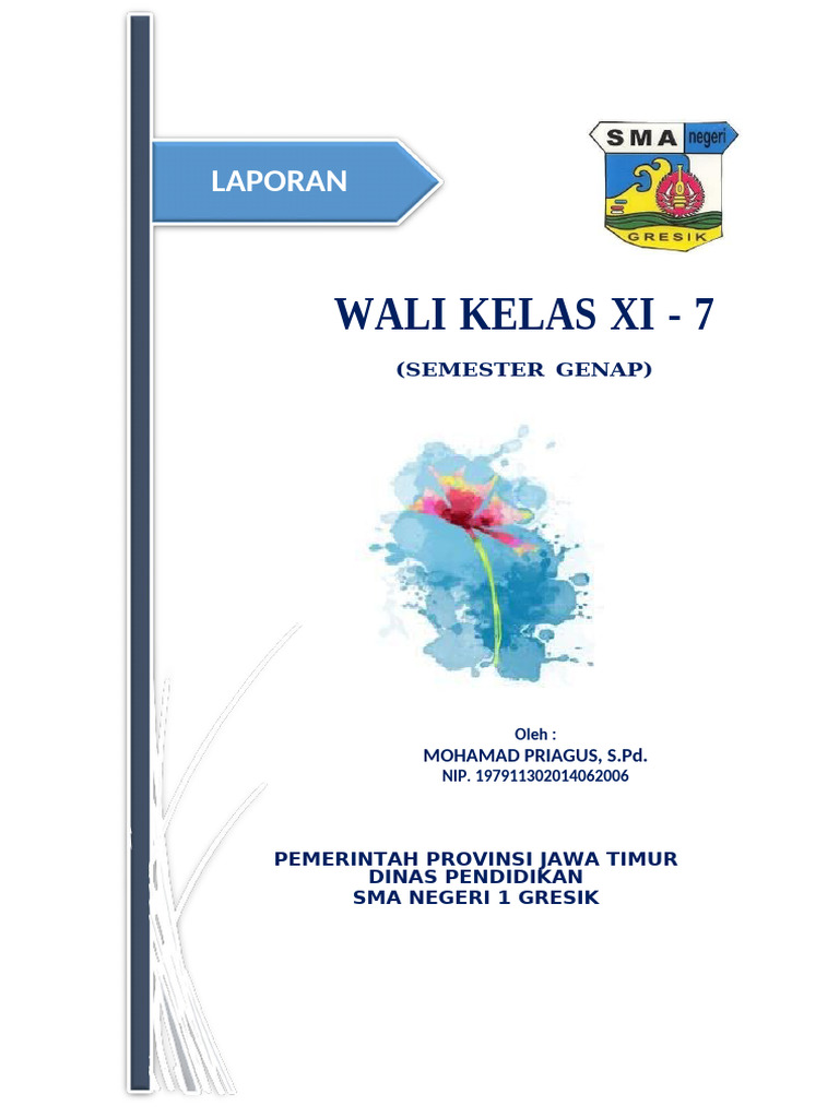 Laporan Walas Xi-7 2023-2024 | PDF