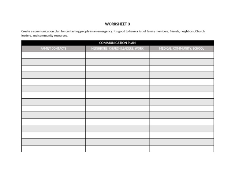 Worksheet 3 | PDF