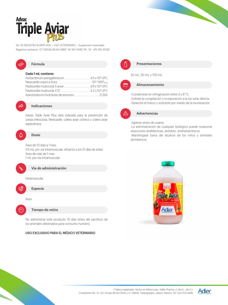 Triple Aviar FT | PDF