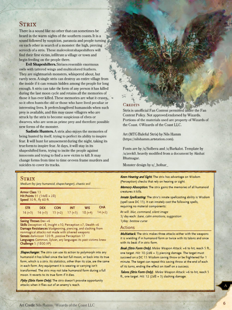 Strix | PDF