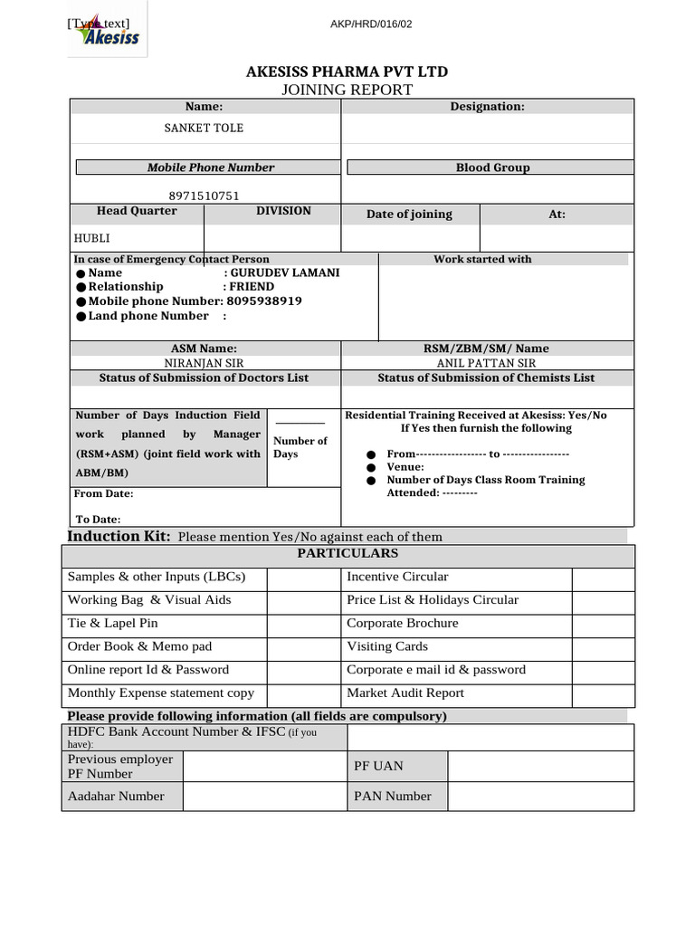 JOINING REPORT Rev 01 | PDF