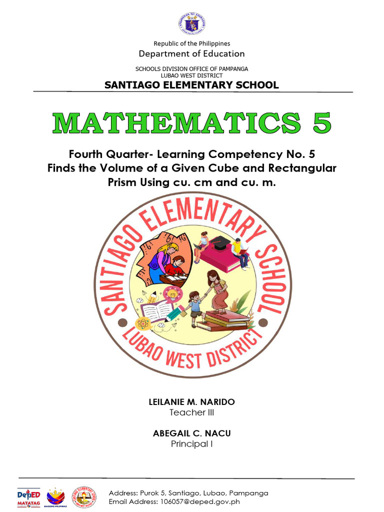 Las in Math 5-4th Quarter | PDF