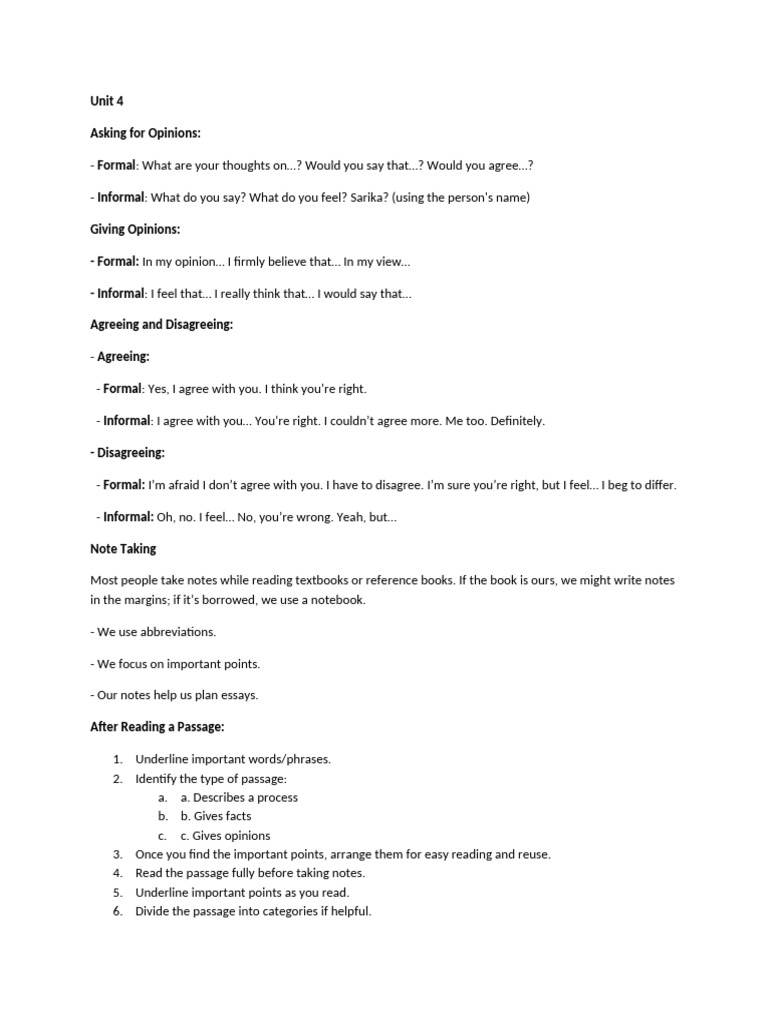 English Unit 4 | PDF | Grammatical Tense | Essays