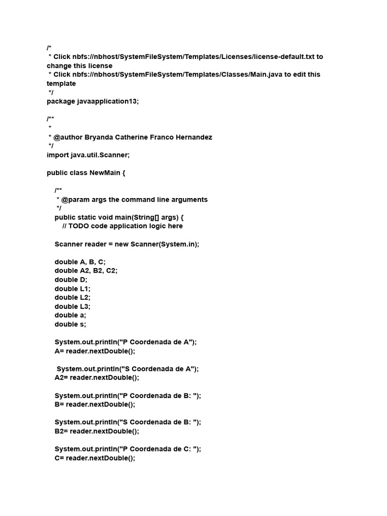 codigo en java | PDF