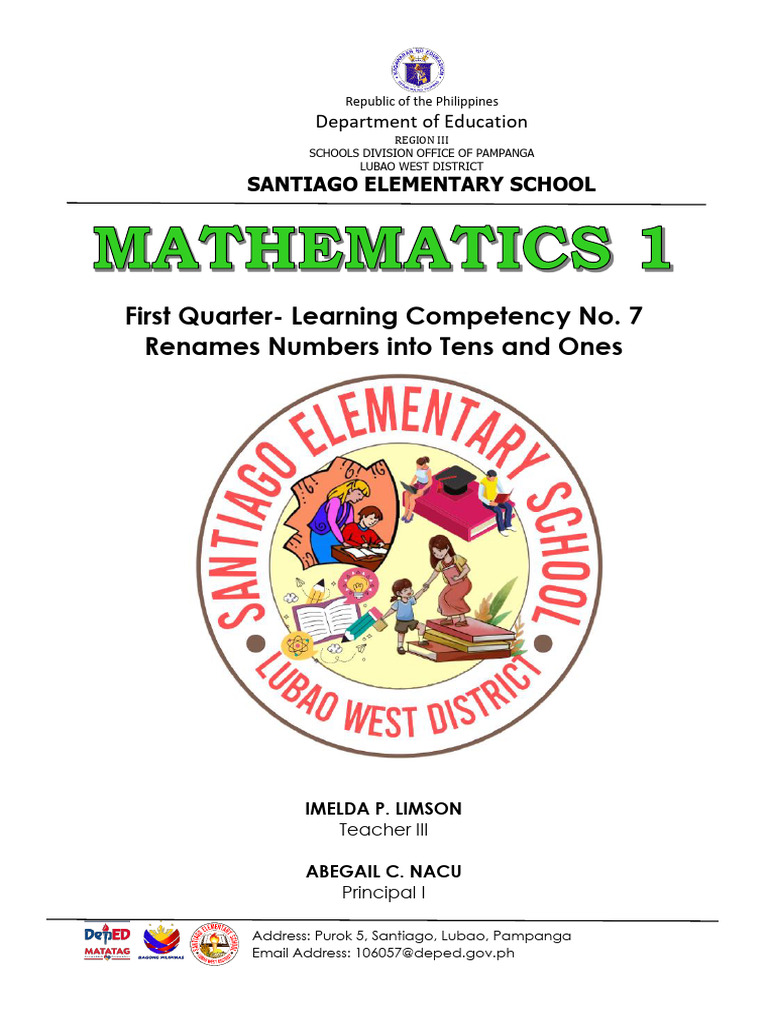 Las in Math 1-1st Quarter | PDF