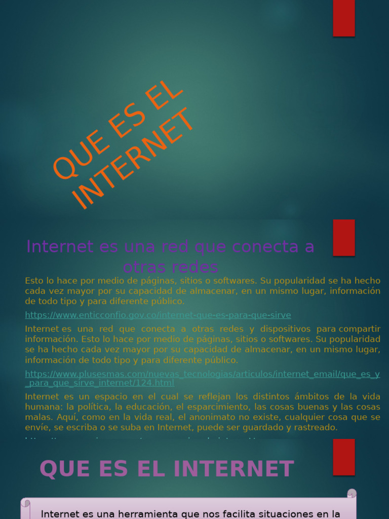 Qué es Internet: Definición y Funciones | PDF | Internet | Informática