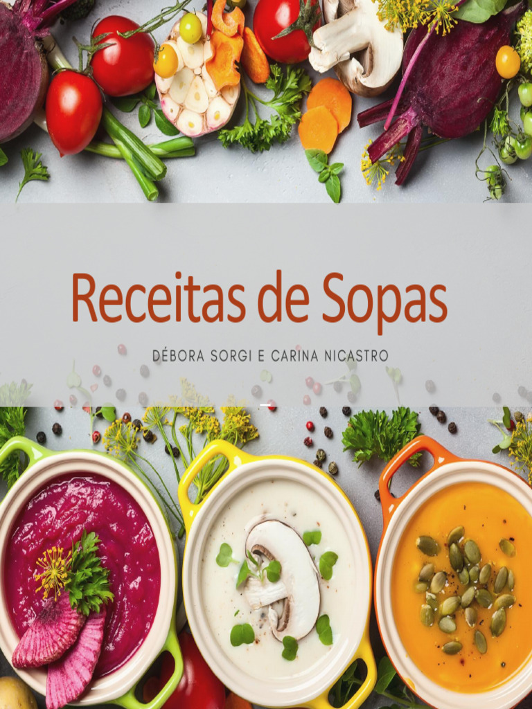 Receitas de Sopas | PDF