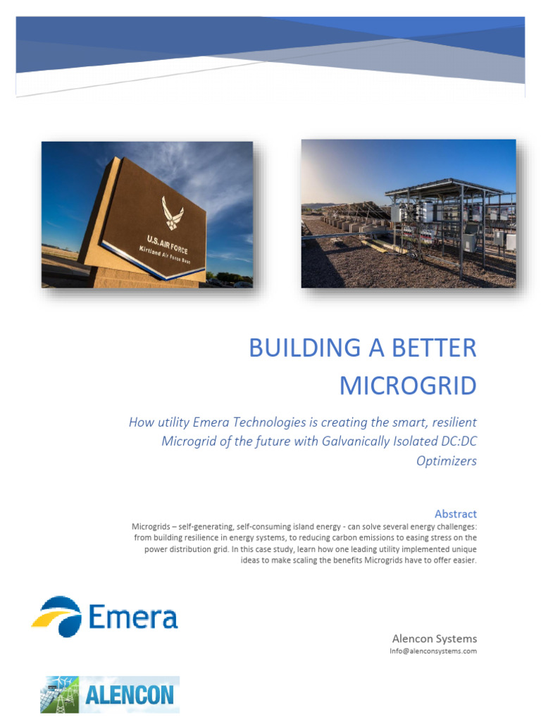 Building A Better Microgrid | PDF