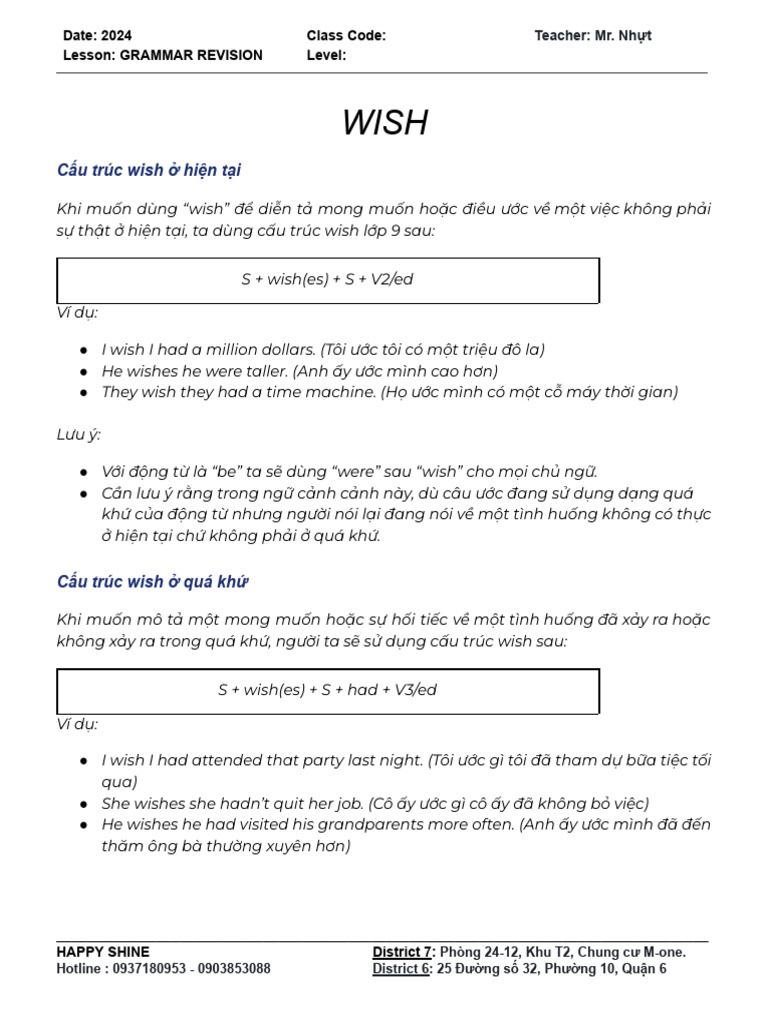 WISH | PDF
