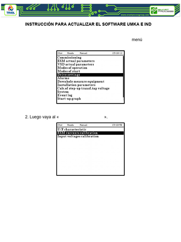 Instrucción para Actualizar El Software UMKA e IND | PDF