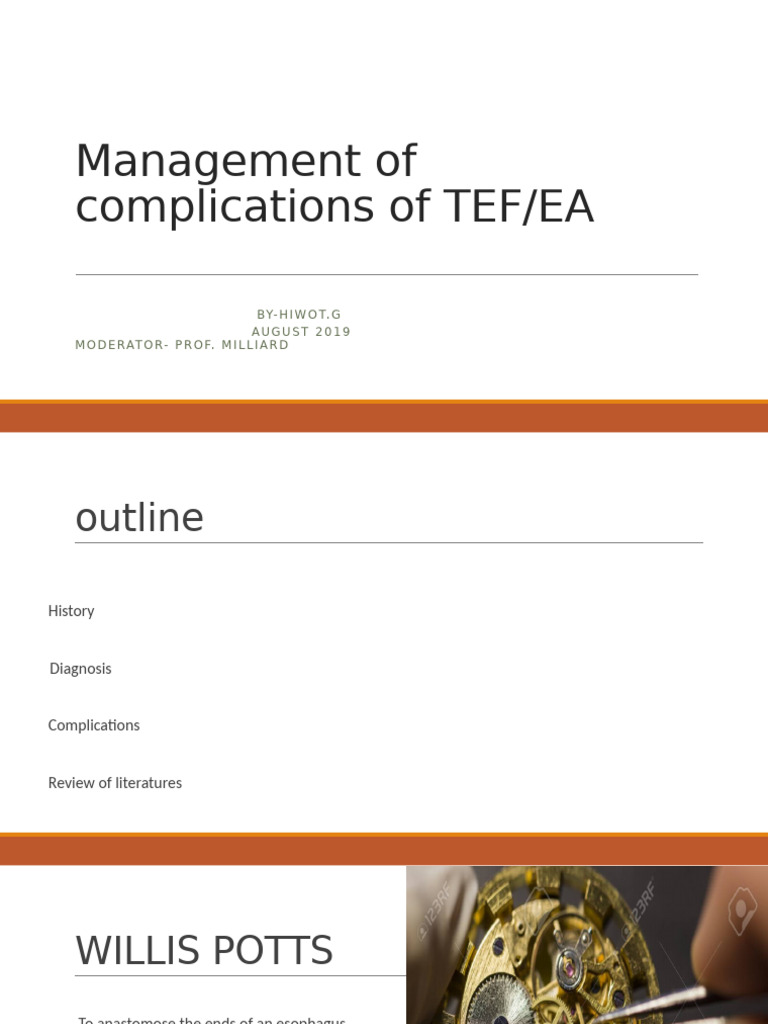 Complications of EA-TEF | PDF