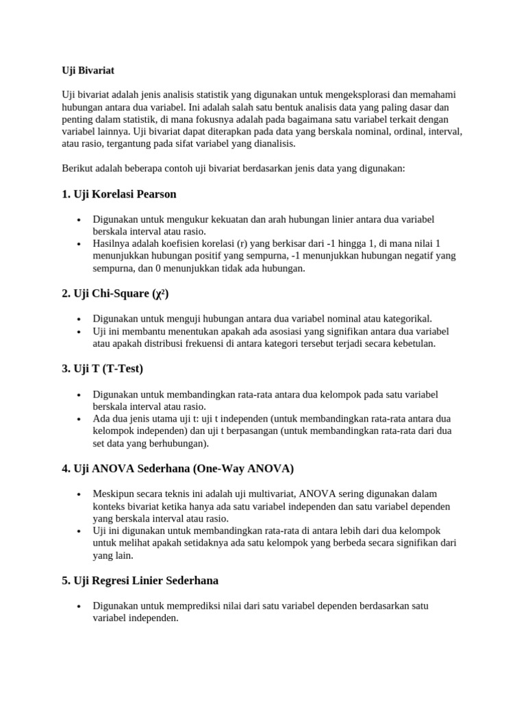 Uji Bivariat GPT | PDF