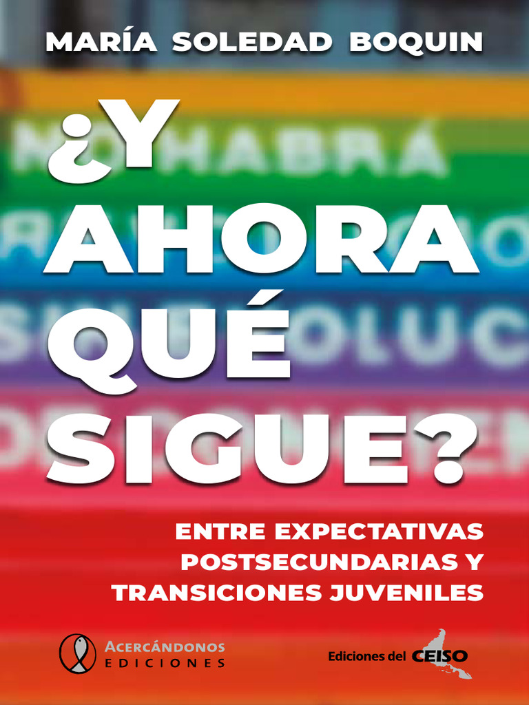 E-Book y Ahora Que Sigue | PDF | Adultos | Ciencias sociales