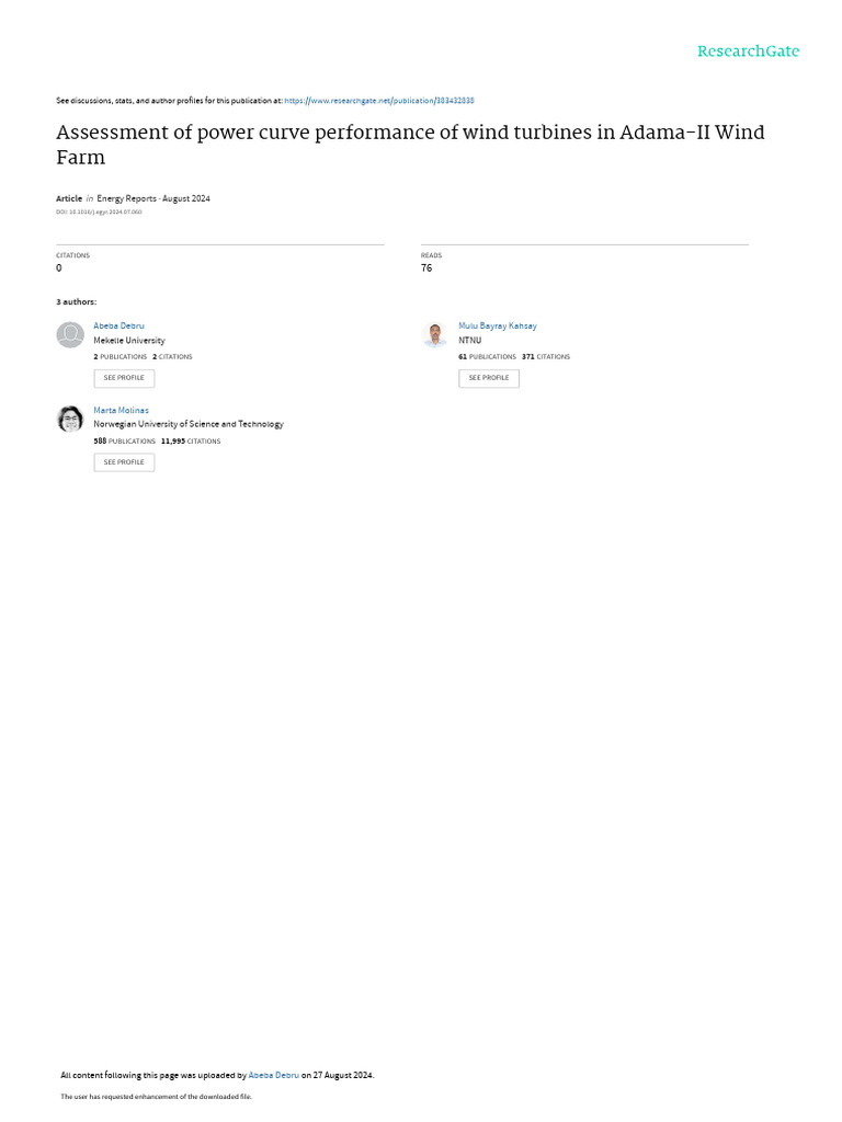 Power Curve Performance | PDF