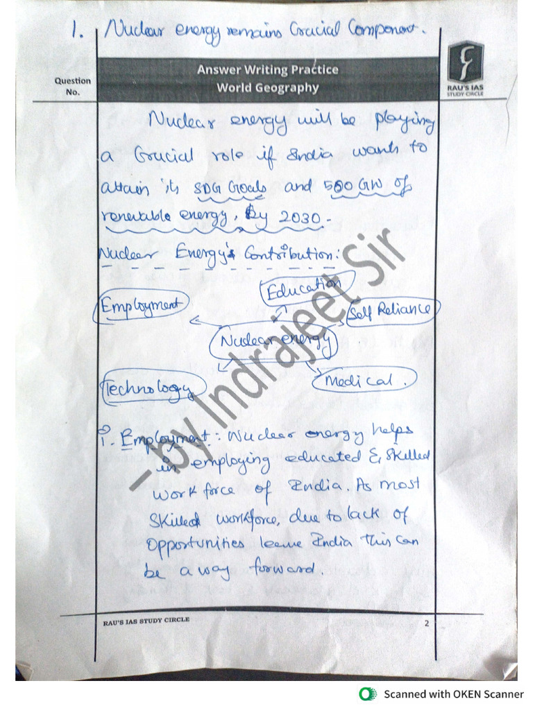 Sci Tech Nuclear Energy Test | PDF