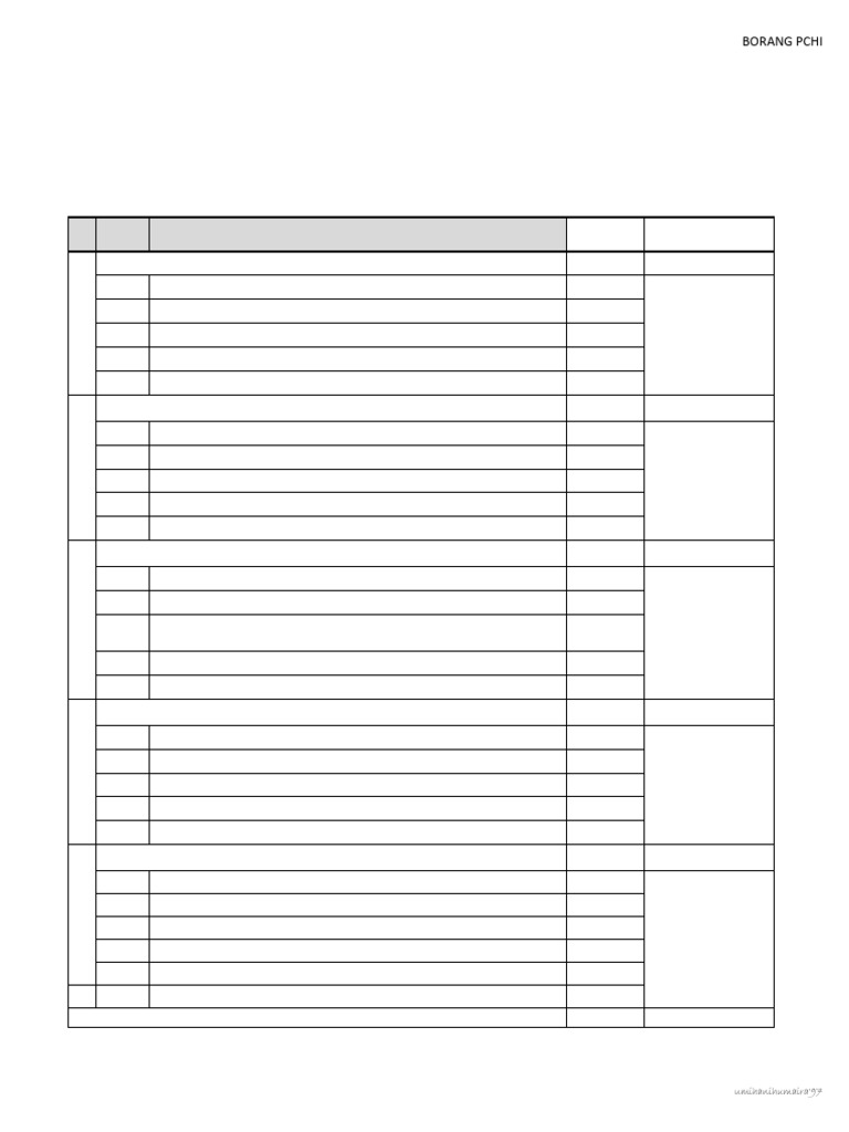 Borang Markah Individu - Pchi-Amali Solat Upkk 2021 PDF | PDF