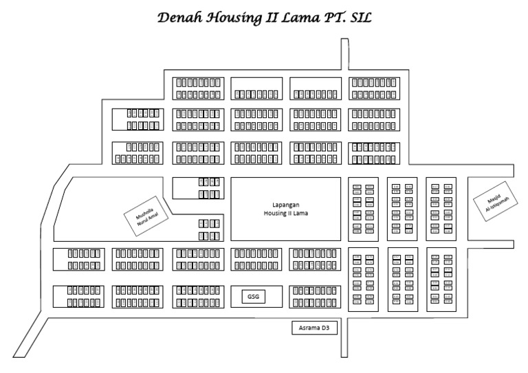 Denah Housing II Lama PT - Sil | PDF