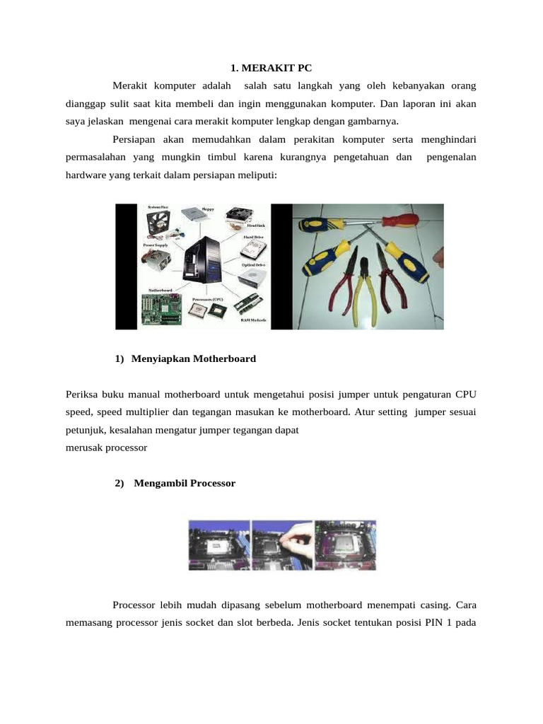 Merakit PC | PDF