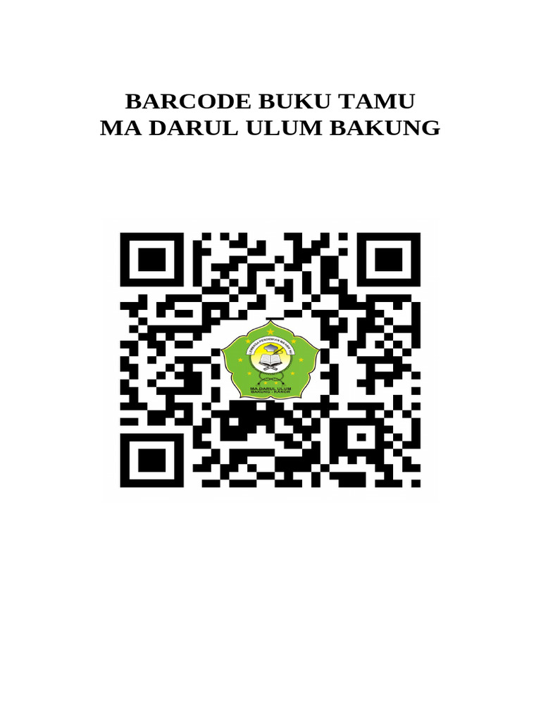 Barcode Buku Tamu | PDF