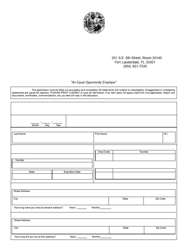 Broward County Court House Application | PDF