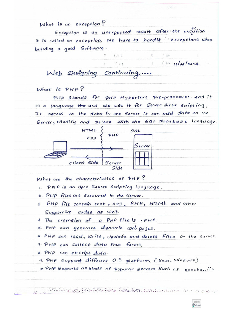 ICT Notes From PHP | PDF