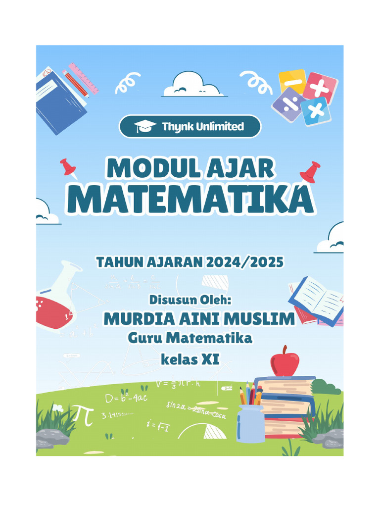 Modul Ajar Operasi Aljabar Pada Matriks | PDF