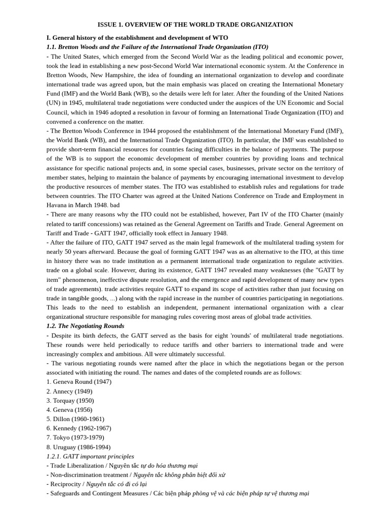 Wto Official 2 | PDF