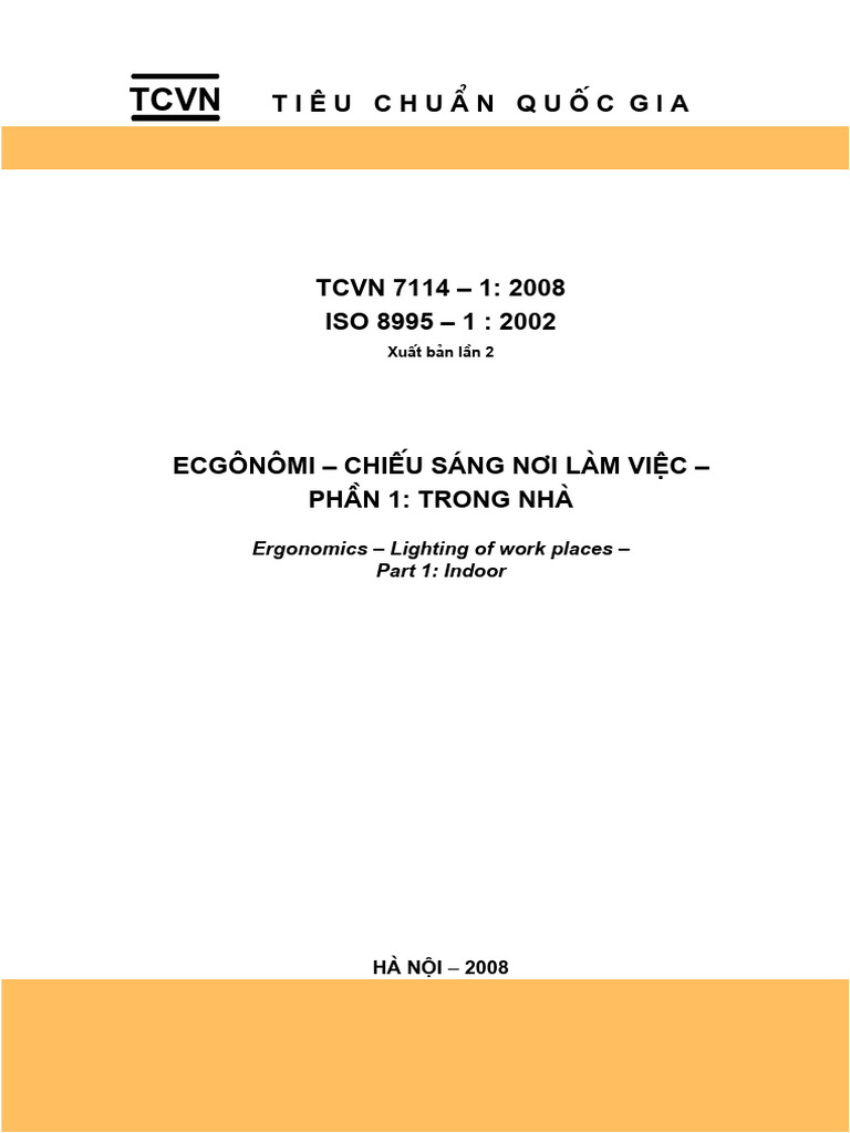 TCVN - 7114 - 1 - 2008 - Chieu - sang - noi - lam - viec (1) - Tiêu ...