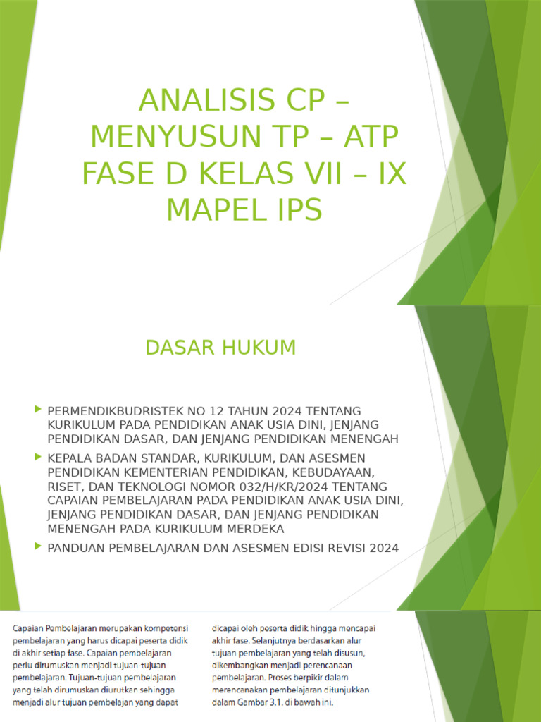 Analisis CP - Menyusun TP - Atp | PDF