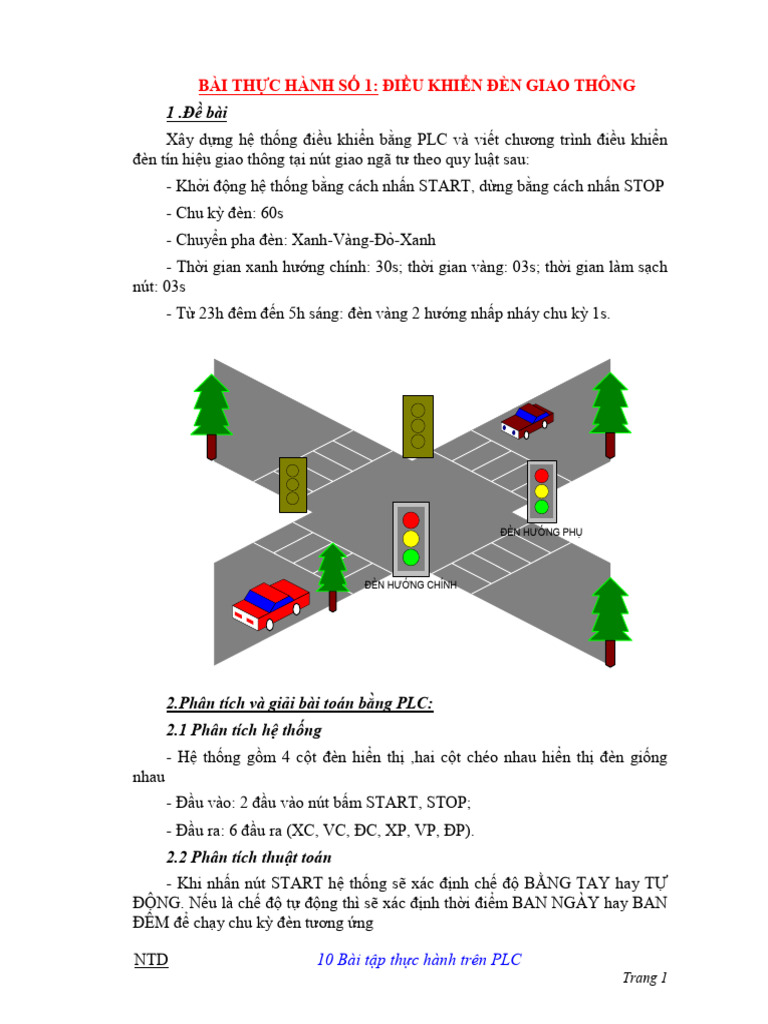 10 Bai Thuc Hanh Tren PLC Mon DKLG-PLC | PDF