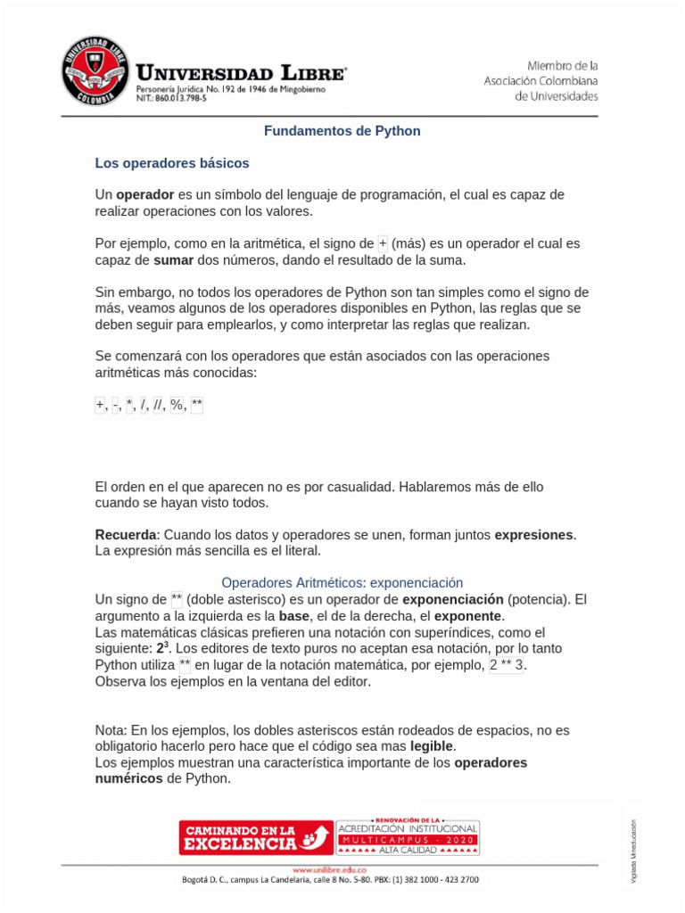 Python - Fundamentos | PDF