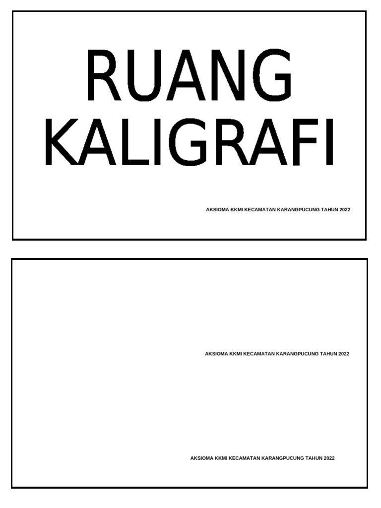 RUANG-RUANG | PDF