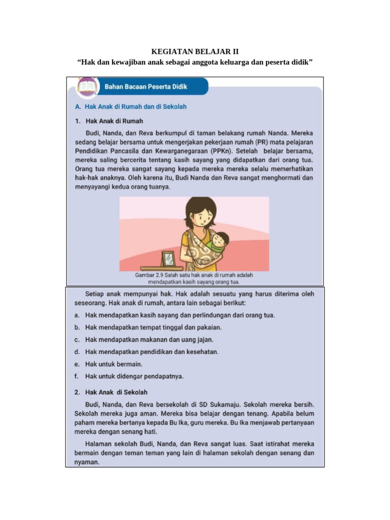 Materi Bab II Kegiatan 2 | PDF