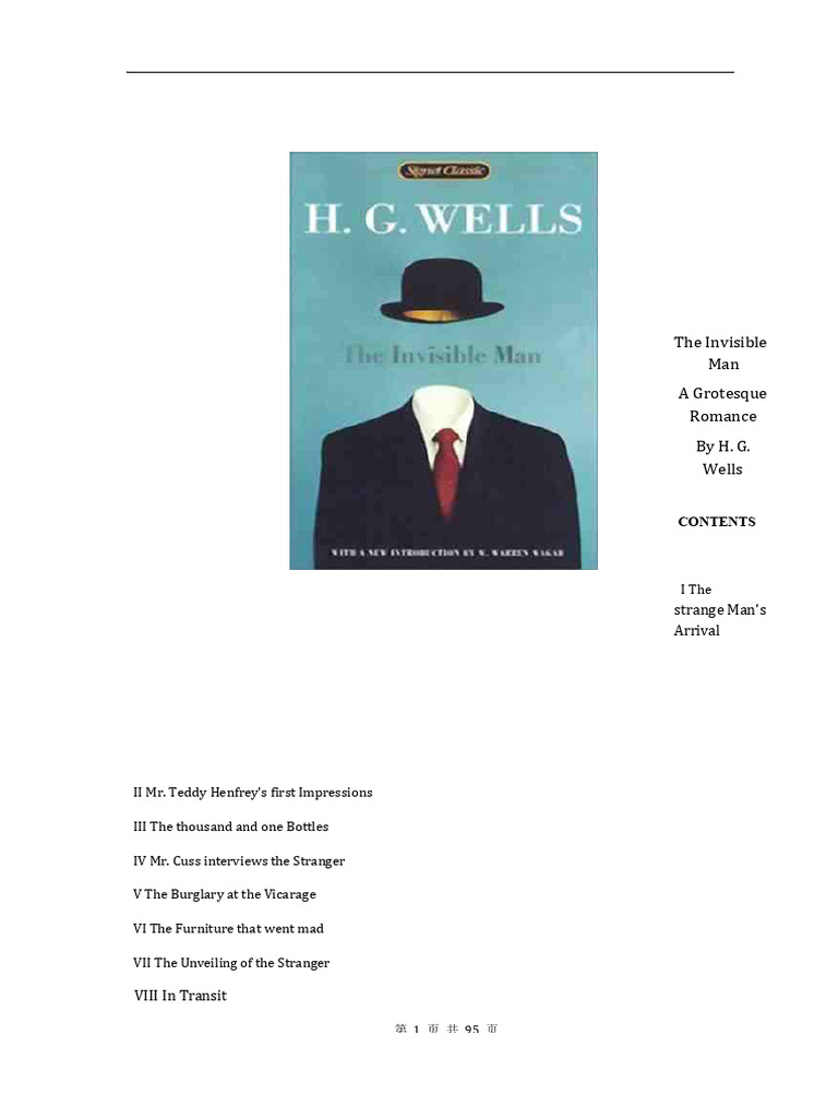 The Invisible Man【隐形人】 | PDF