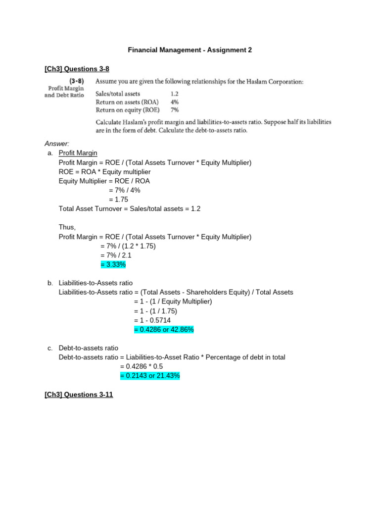 FM - Assignment 2 Submit | PDF