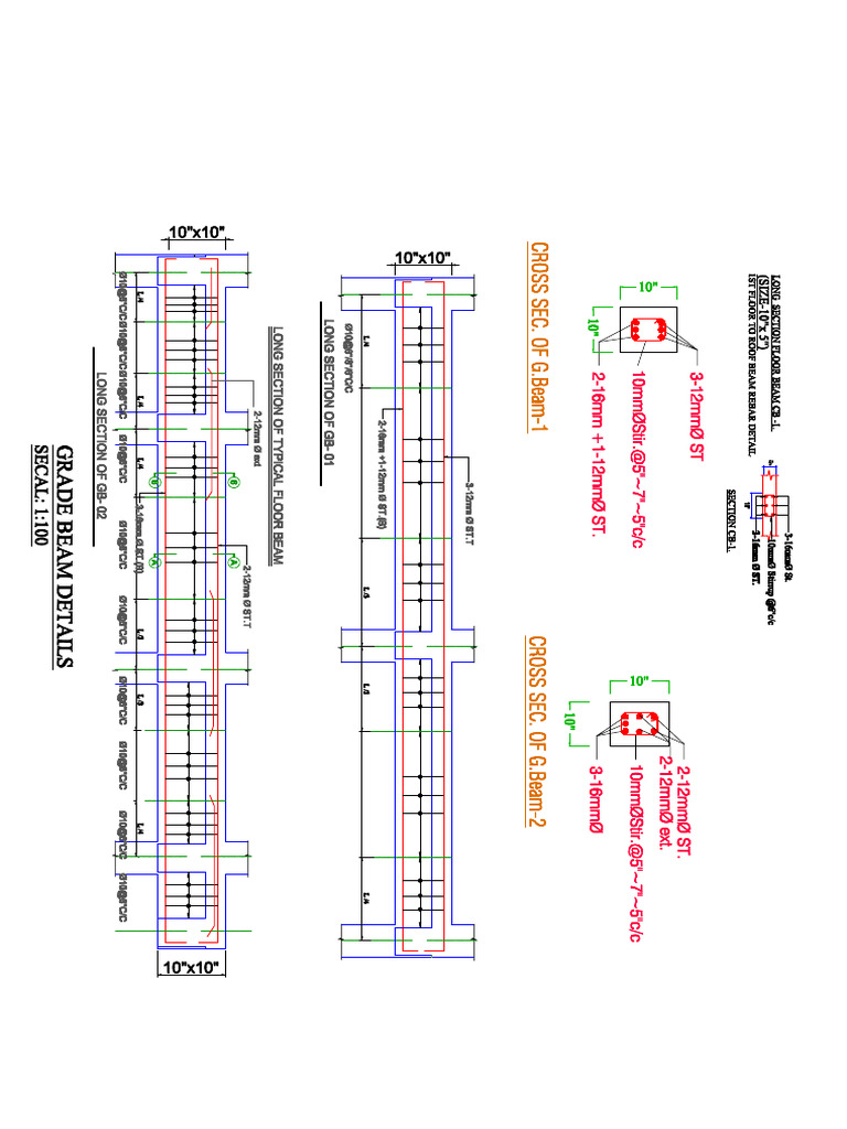 Grade Beam Details | PDF