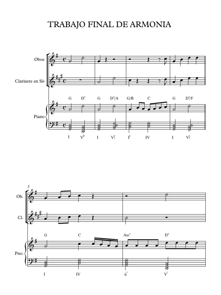Proyecto Final Armonía | PDF