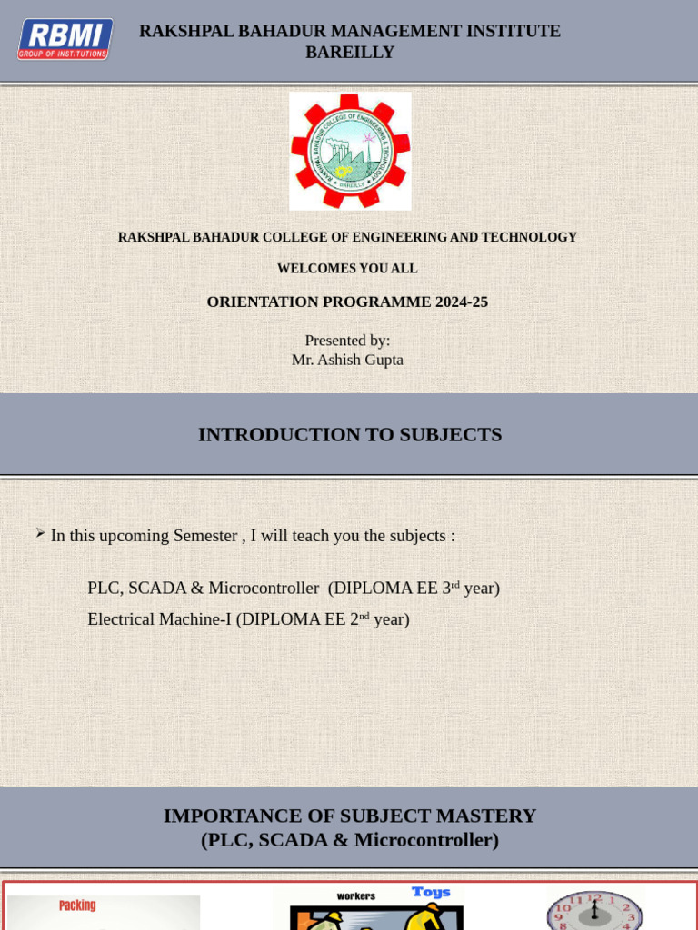 RBMI-Orientation Ashish Gupta DIP | PDF
