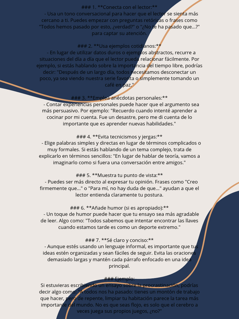 Documento A4 Portada de Proyecto Formas Orgánicas Profesional Azul y Beis PDF | PDF