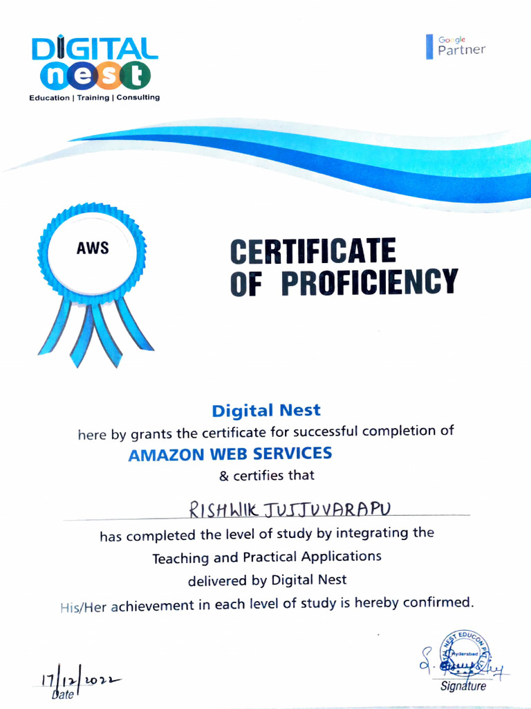 Aws Certificate Pdf