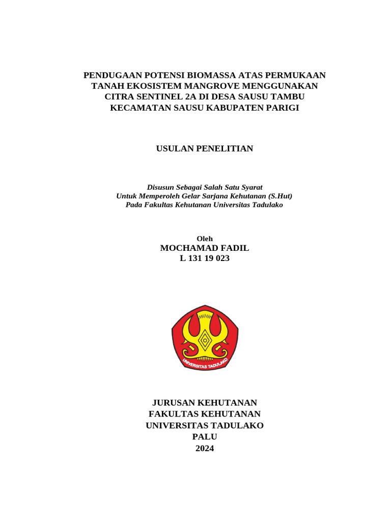 Proposal Fadil Fix | PDF