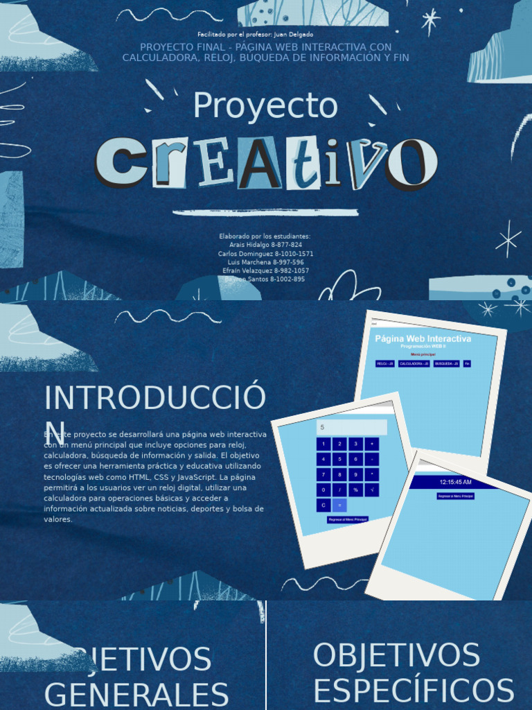 Presentación Proyecto Final | PDF