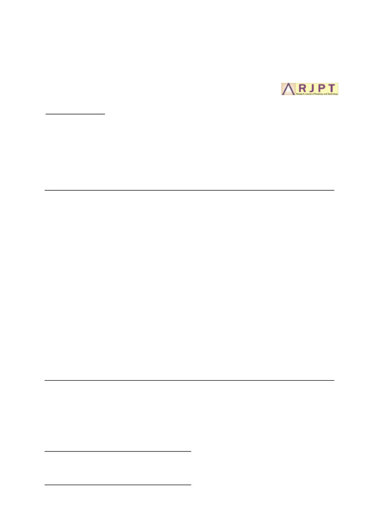 81 RJPT 16 2 2023 | PDF | Carbon Nanotube | Electrochemistry