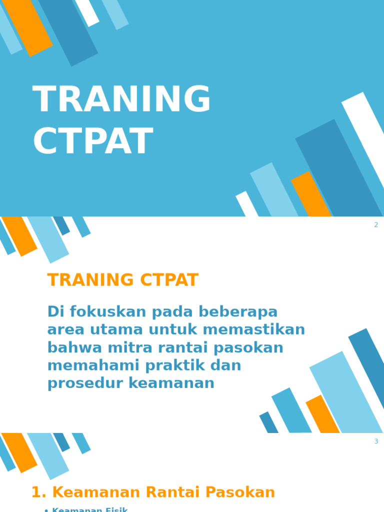 Training CTPAT (Bahasa) | PDF