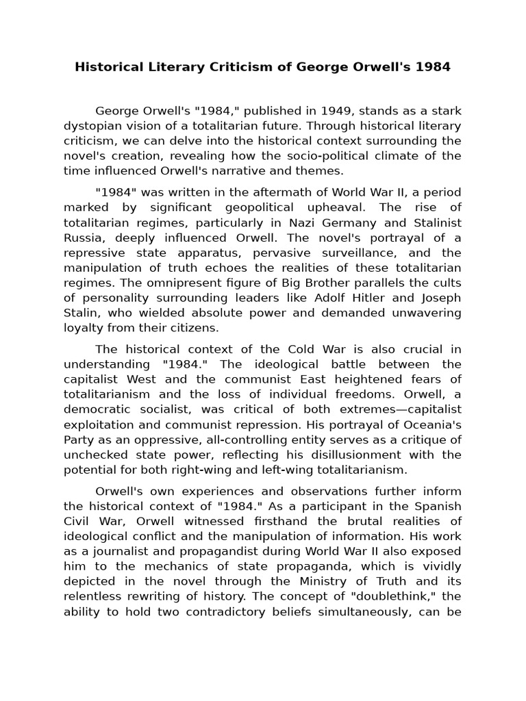 Historical Criticism | PDF