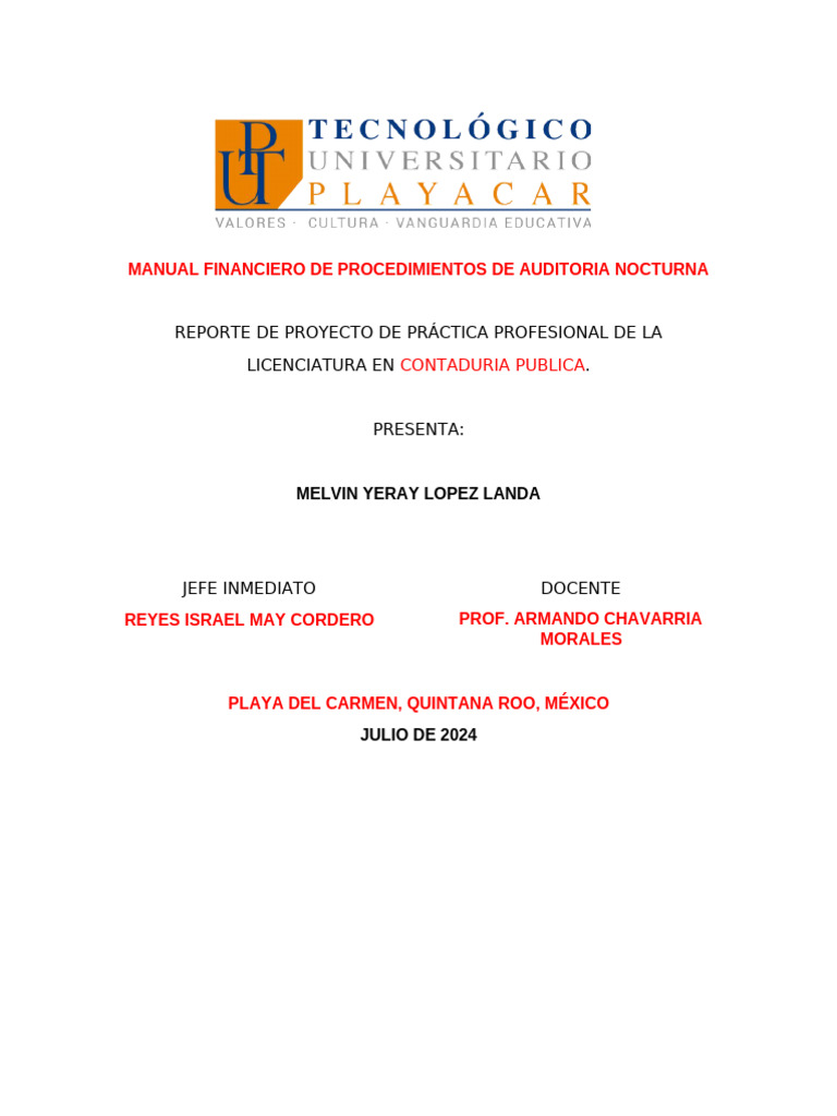 Documento de La Uni Practicas Modi | PDF