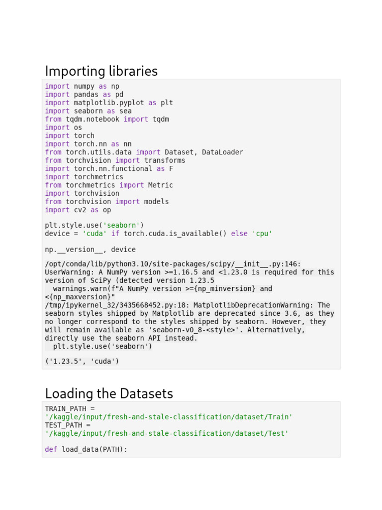 Rotten Fruit Classification | PDF