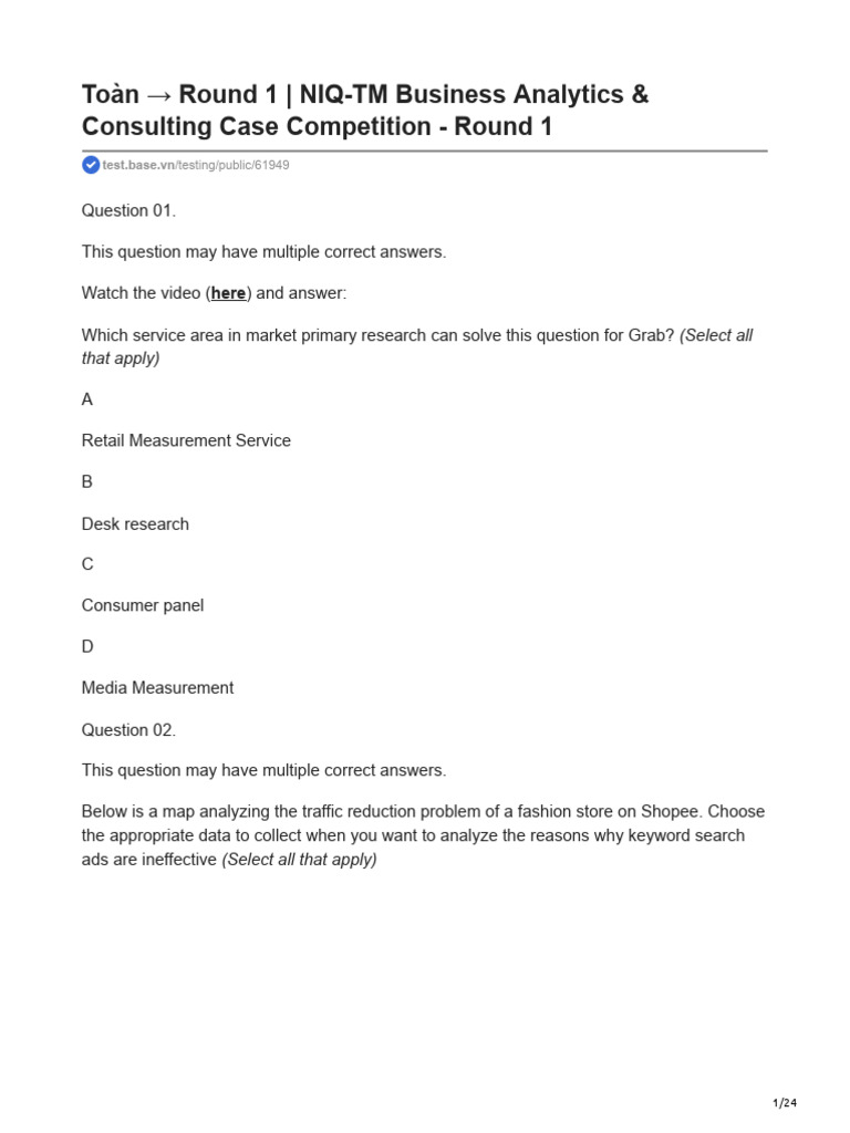 Nielsen-Iq Test | PDF