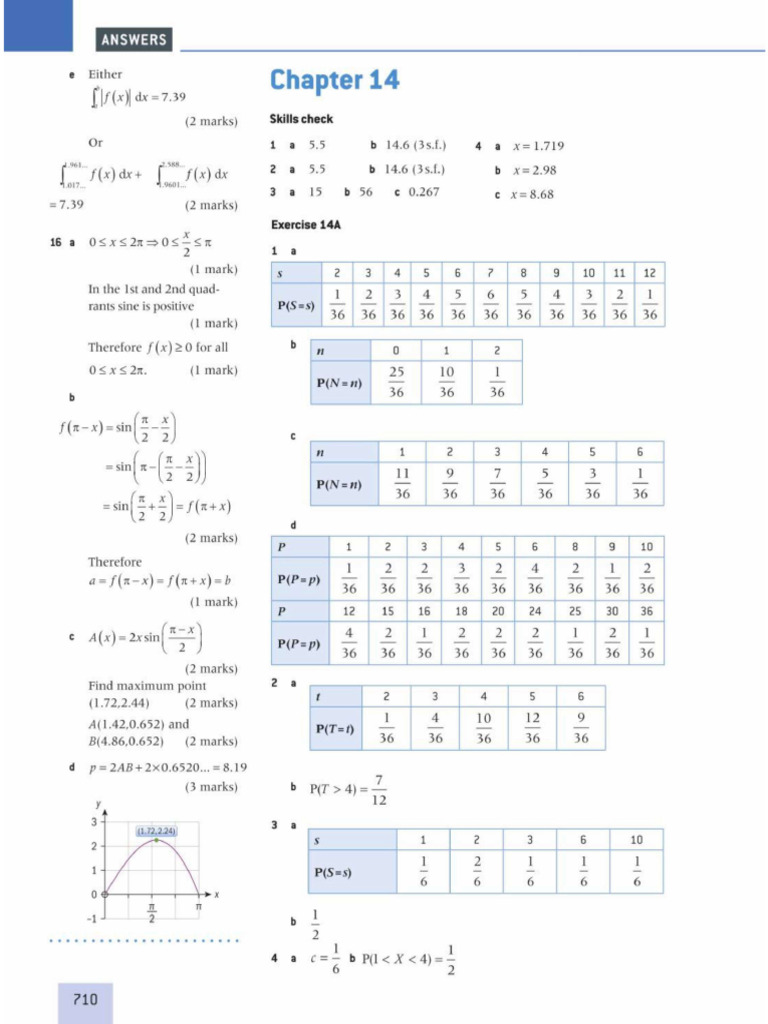 CH 14 Answers (Oxford Book) | PDF