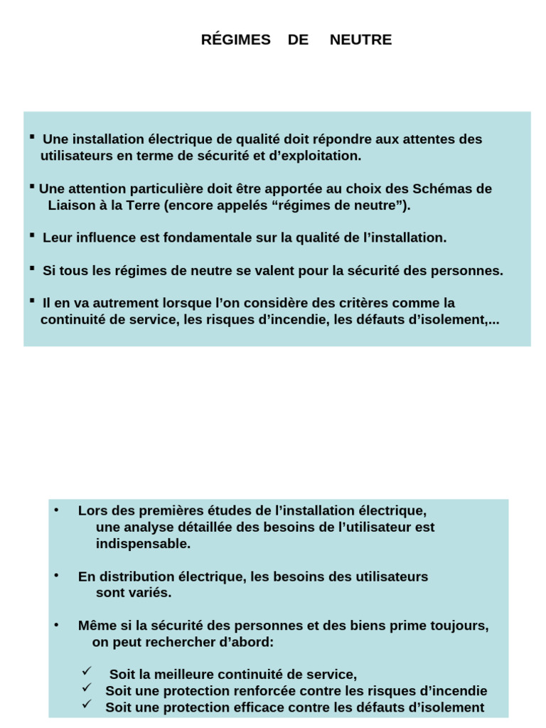 Regime de Neutre | PDF